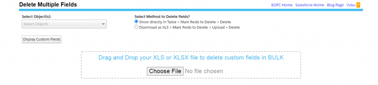 Bulk Delete Custom Fields In Salesforce With Bofc