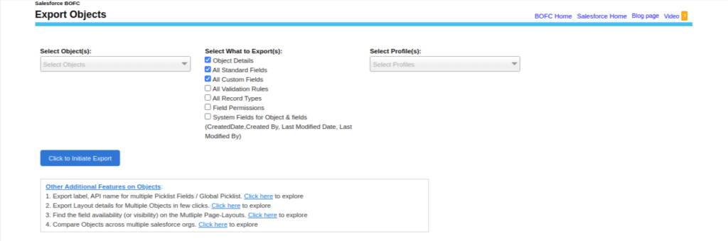 How To Export Salesforce Objects To Excel Bofc 0096