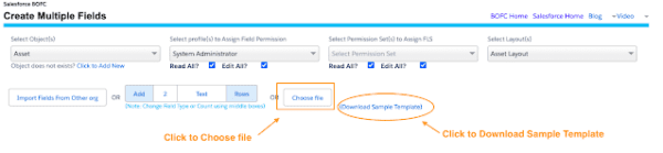 Bulk Create Custom Fields in Salesforce with BOFC