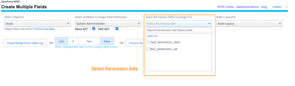 Bulk Create Custom Fields in Salesforce with BOFC
