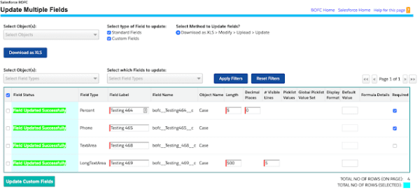 How To Mass Update Custom Fields In Salesforce Bofc