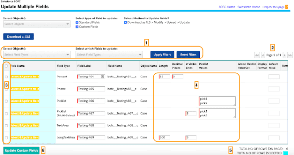 How To Mass Update Custom Fields In Salesforce Bofc 9222