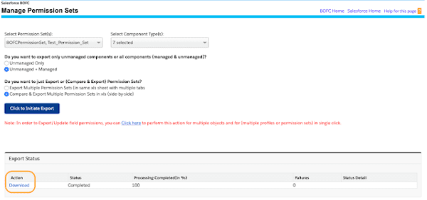 How to Compare Salesforce Permission Sets with BOFC?