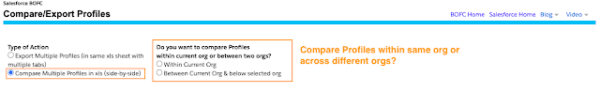 How To Compare Profiles In Salesforce Within Few Clicks Bofc
