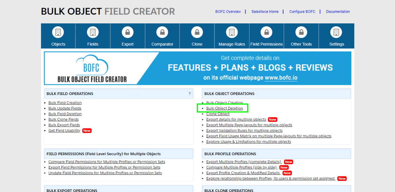 How to Mass Delete Custom Objects in Salesforce? - BOFC