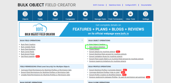 How to Mass Delete Custom Objects in Salesforce? - BOFC