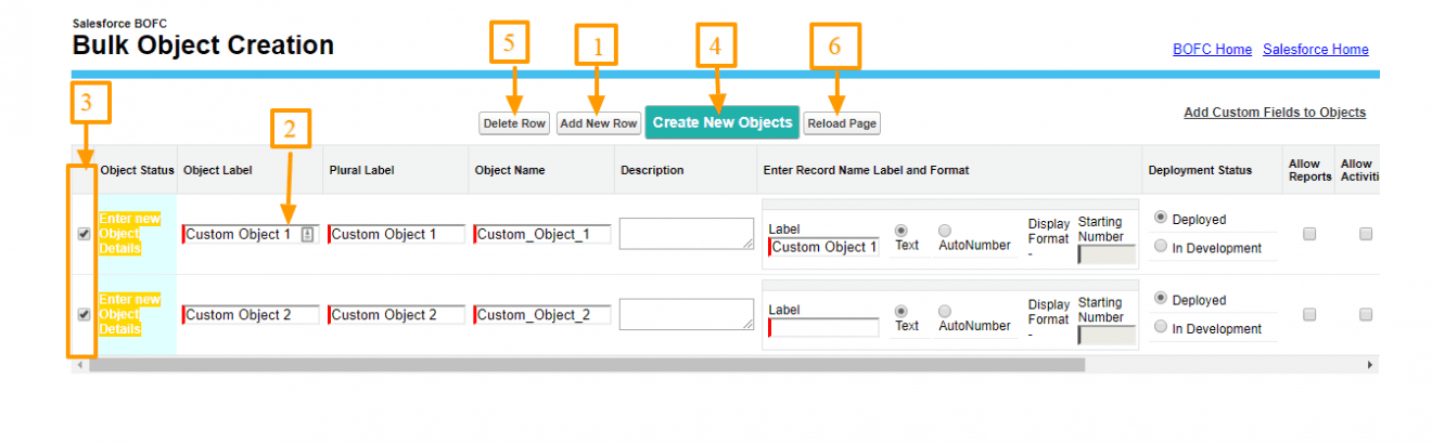 How To Create Custom Objects In Salesforce With Bofc