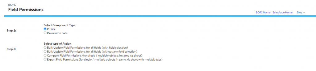Mass Update field permissions for Salesforce objects and profiles